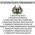 Majlis Perbandaran Taiping (MPT) • Kerja Kosong Kerajaan