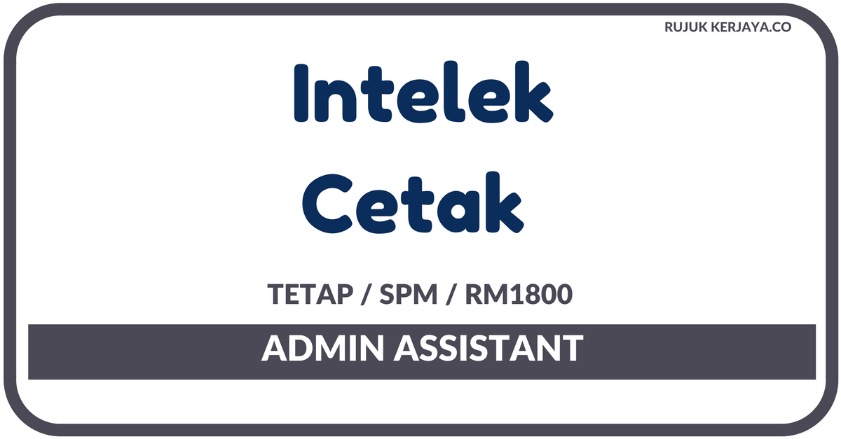 Intelek Cetak Enterprise • Kerja Kosong Kerajaan