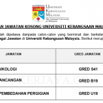 Pusat Perubatan Universiti Kebangsaan Malaysia (PPUKM) • Kerja Kosong ...