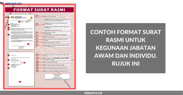 Contoh Format Surat Rasmi Untuk Kegunaan Jabatan Awam Dan Individu ...