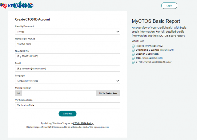 Tak Sampai 5 Minit, Dah Tahu Status CTOS. Check Sahaja Disini