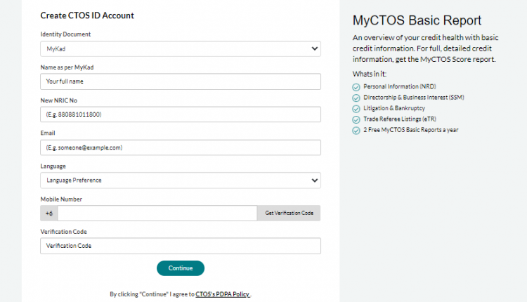 Tak Sampai 5 Minit, Dah Tahu Status CTOS. Check Sahaja Disini • Kerja ...