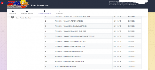 Cara Daftar SPA9 : Login Dan Kemaskini Permohonan