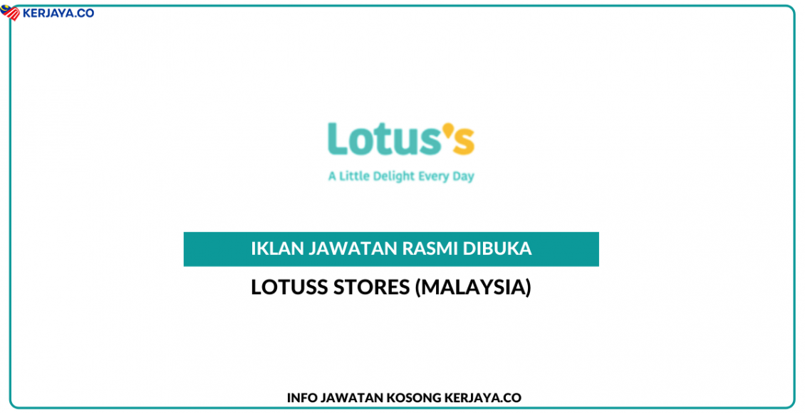 Jawatan Kosong Terkini Lotuss Stores ~ Pelbagai Kekosongan Jawatan • Kerja Kosong Kerajaan & Swasta