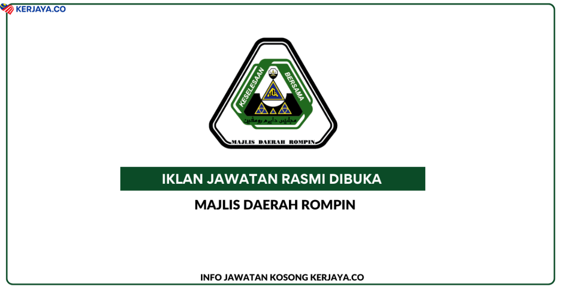 Jawatan Kosong Terkini Majlis Daerah Rompin ~ Penolong Pegawai Undang ...