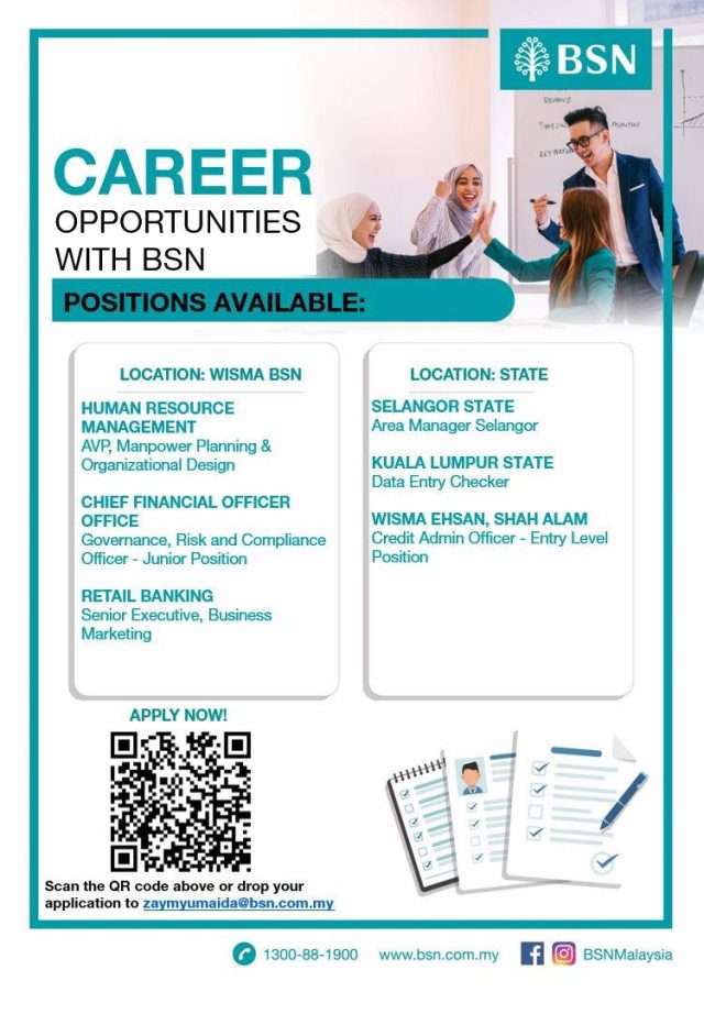 Iklan Jawatan Bank Simpanan Nasional (BSN) • Kerja Kosong Kerajaan & Swasta