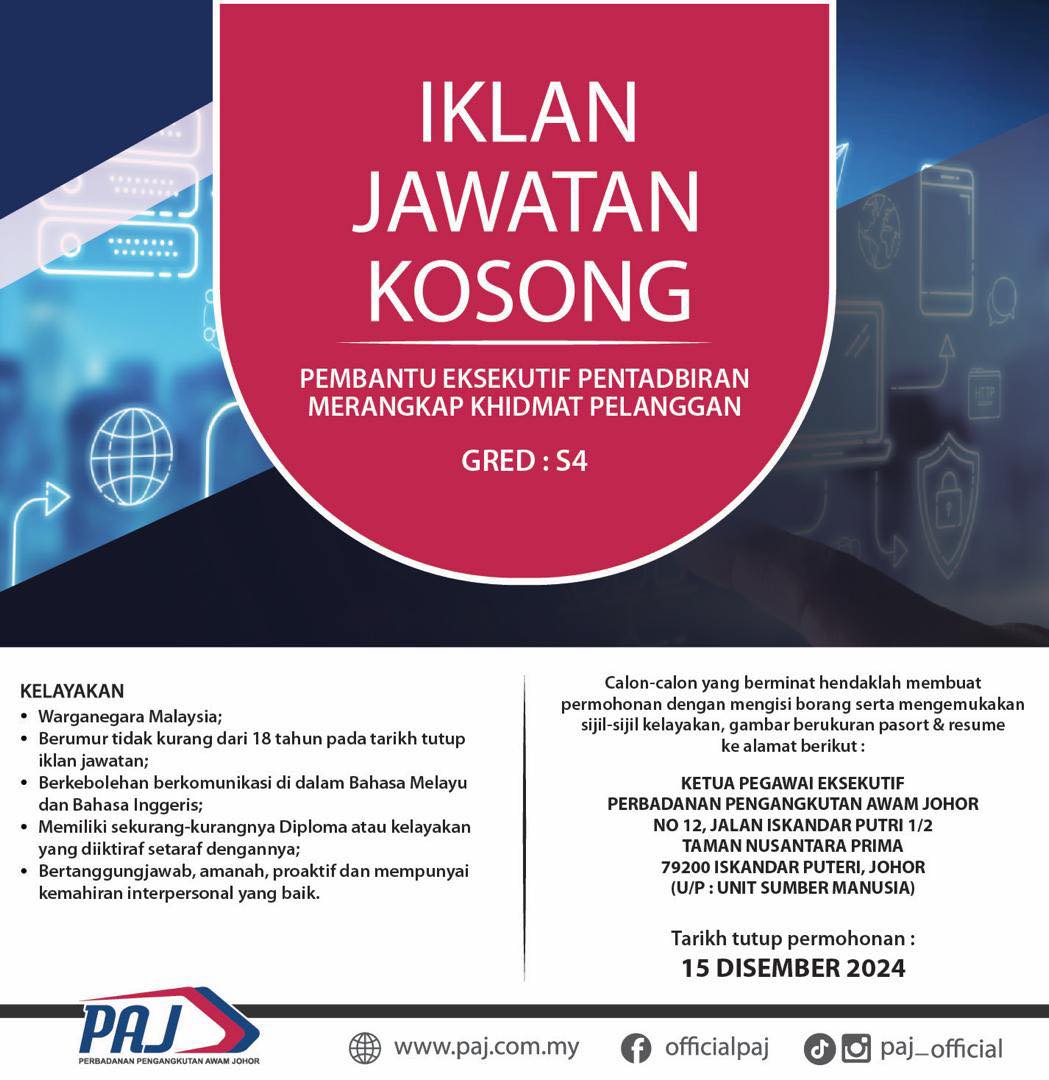paj 2 • Kerja Kosong Kerajaan