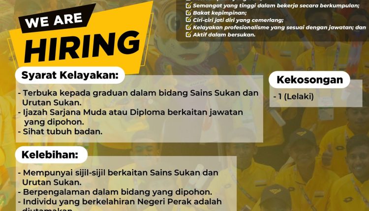 msn perak 1 • Kerja Kosong Kerajaan