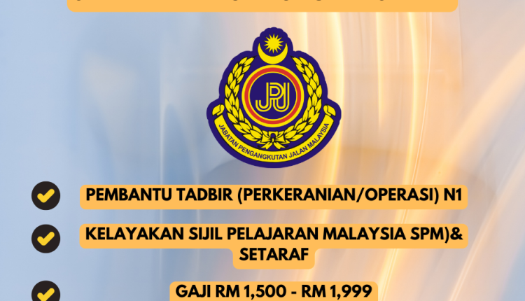 iklan Jabatan Pengangkutan Jalan Malaysia (JPJ) • Kerja Kosong Kerajaan
