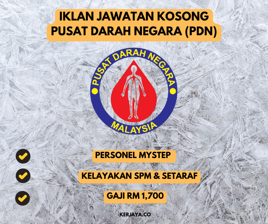 iklan PUSAT DARAH NEGARA (PDN) • Kerja Kosong Kerajaan