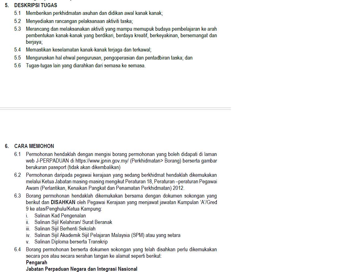 Iklan Jawatan Jabatan Perpaduan Negara & Integrasi Nasional (JPNIN ...