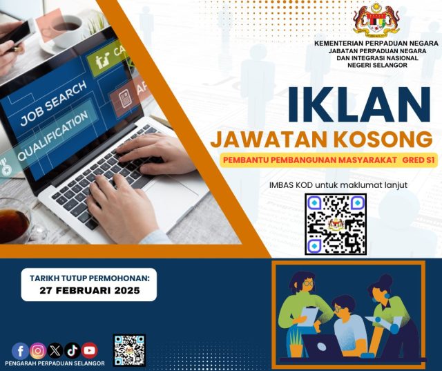 Iklan Jawatan Jabatan Perpaduan Negara dan Integrasi Nasional (JPNIN ...