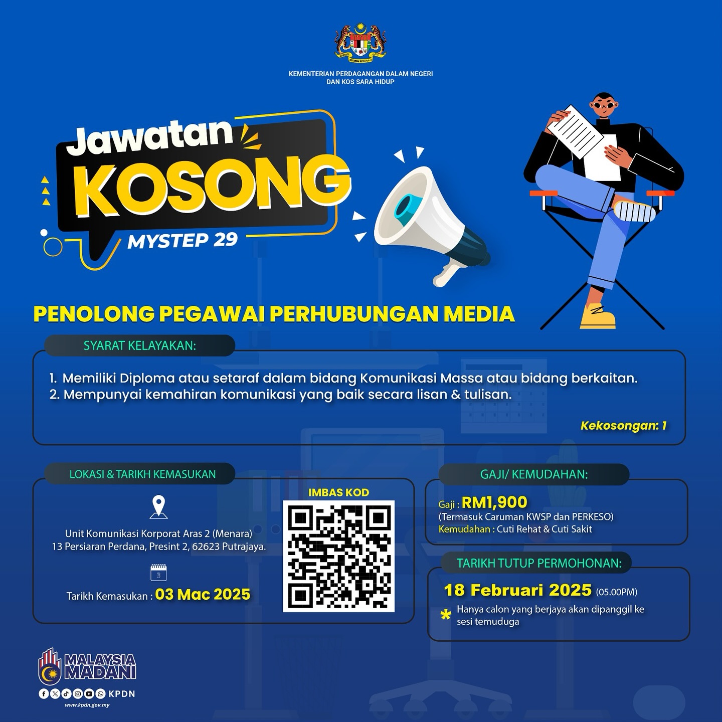 kpdn 3 • Kerja Kosong Kerajaan