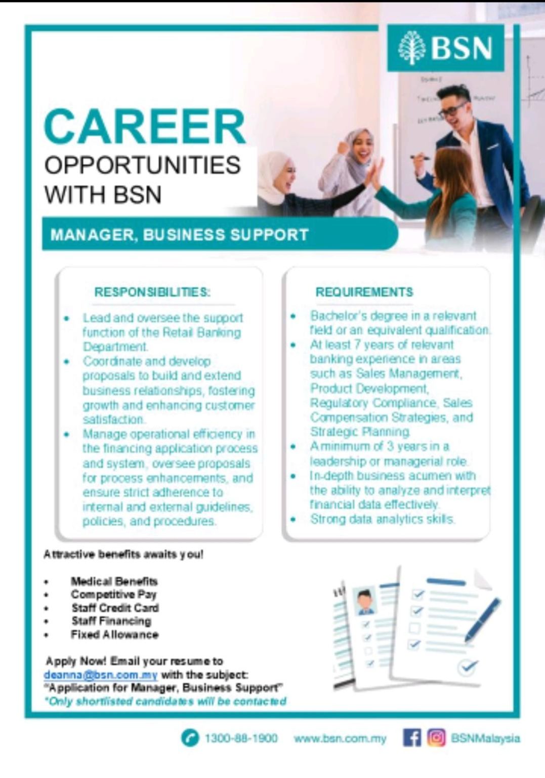 Iklan Jawatan Bank Simpanan Nasional (BSN) • Kerja Kosong Kerajaan & Swasta