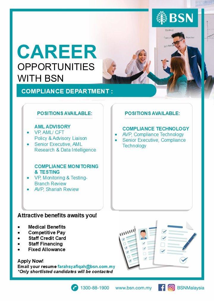 Iklan Jawatan Bank Simpanan Nasional (BSN) • Kerja Kosong Kerajaan & Swasta