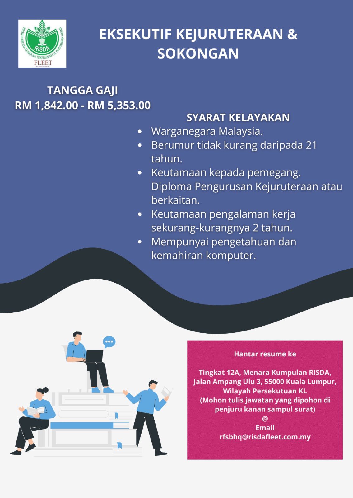 Iklan Jawatan Risda Fleet Sdn Bhd • Kerja Kosong Kerajaan & Swasta